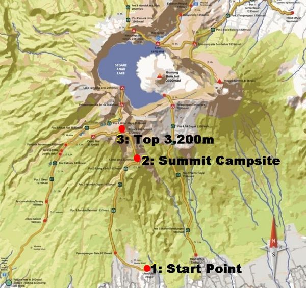 Tetebatu Trekking: 2D-1N Hiking Rinjani Crater Rim Tetebatu 3.200m